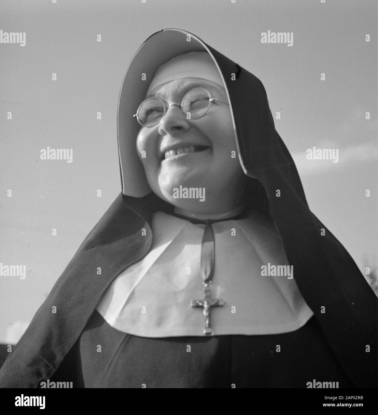 Rebuilding of a nunnery Portrait of the Mother Superior Date: 1940 ...