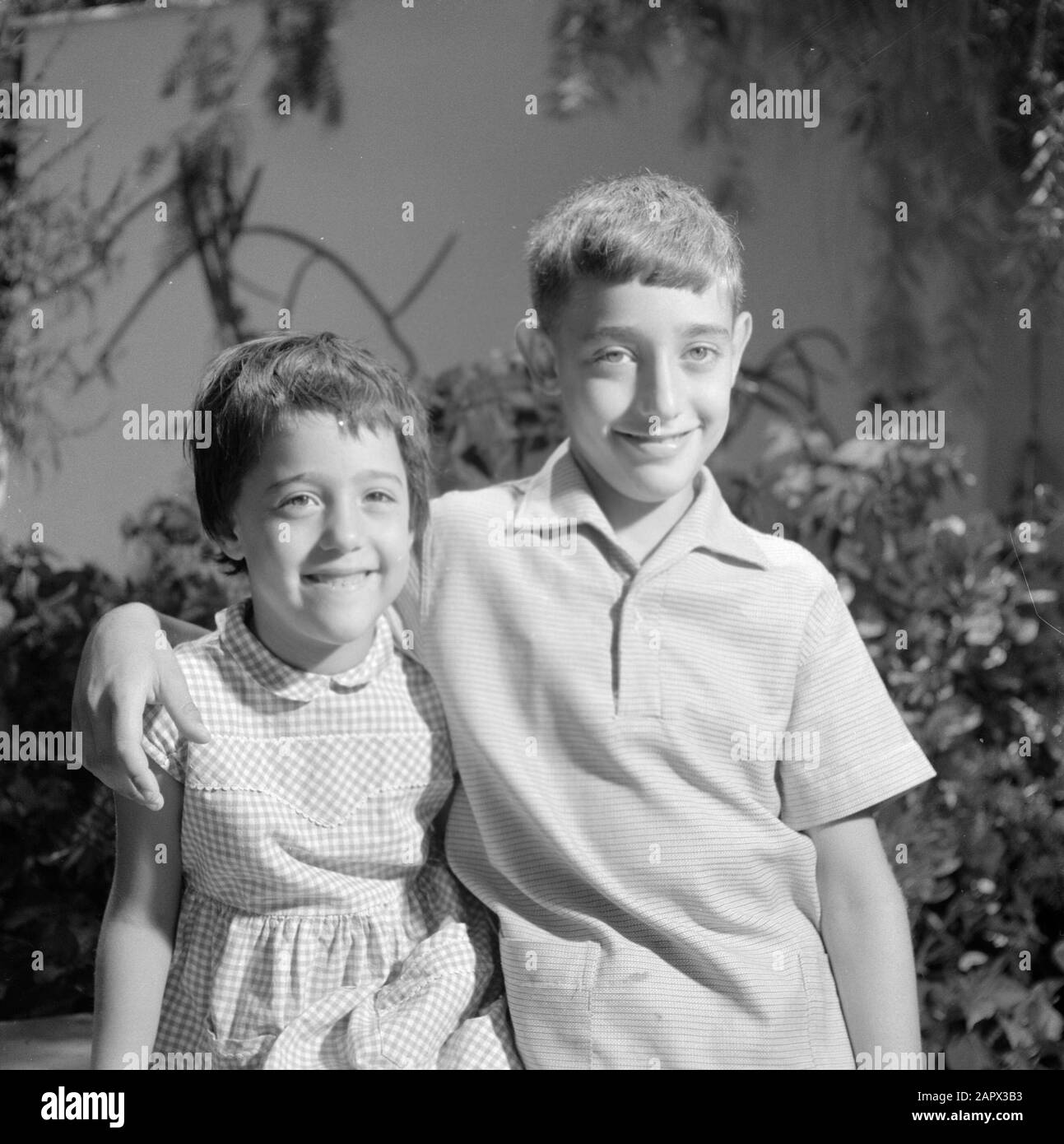 Family in Israel Portrait of two children in Israel Date: undated ...