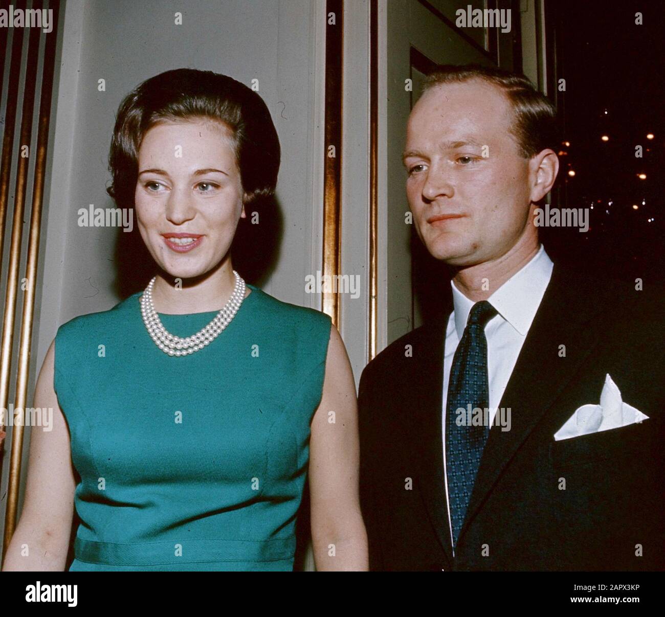 Princess Benedikte of Denmark together with her fiancée Prince Richard ...