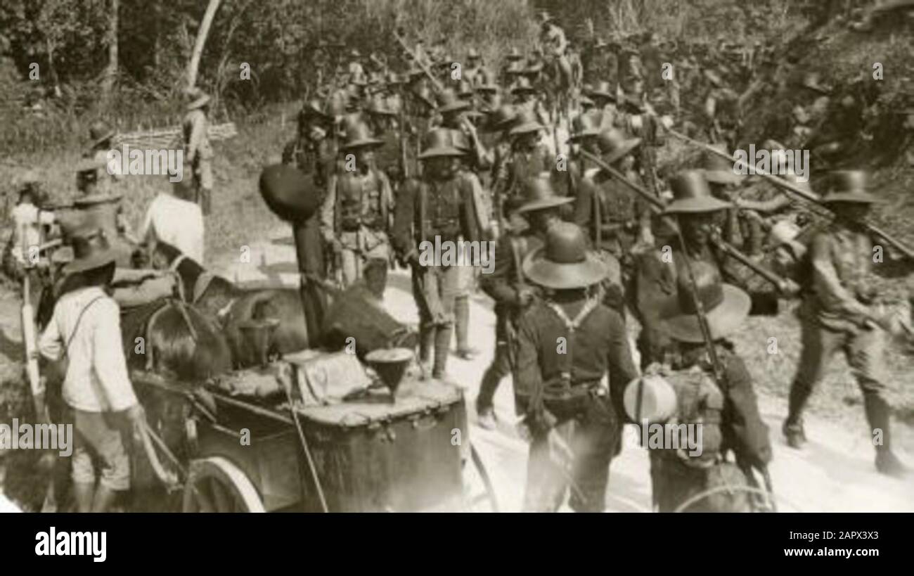 War, World War I. Mobilization of the Dutch army in Ned. East ...
