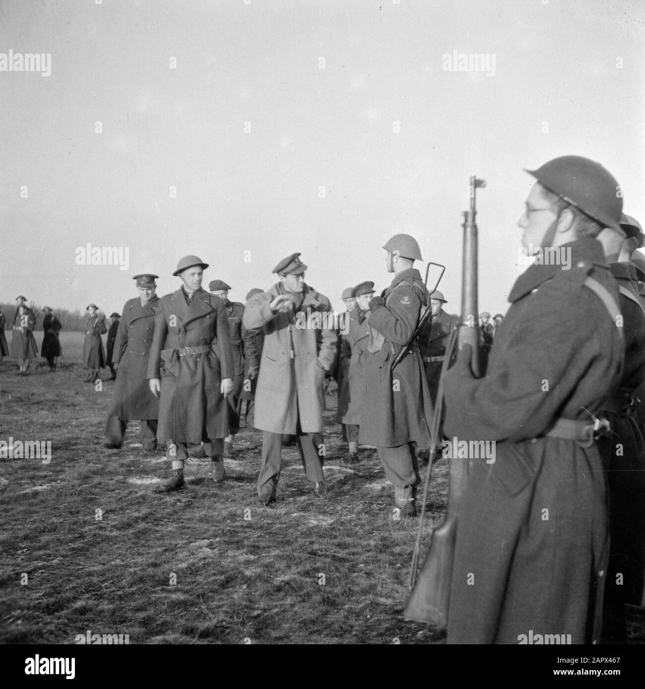 Royal troops inspection Black and White Stock Photos & Images - Alamy