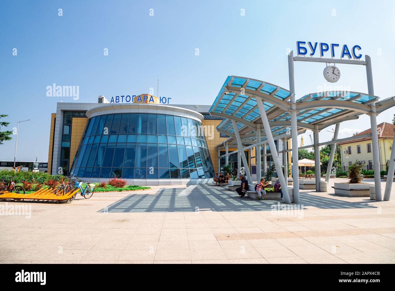 Burgas, Bulgaria - July 31, 2019 : Bus Station South Terminal Stock ...