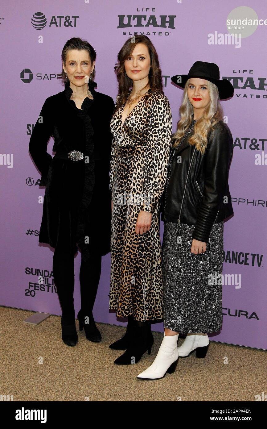 Park City, UT, USA. 24th Jan, 2020. Harriet Walker, Clare Dunne, Ericka ...