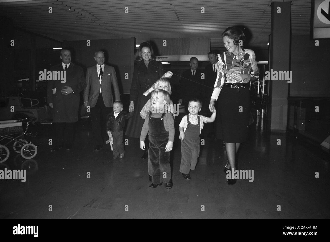 Princess Beatrix with her three children and Princess Irene with her ...