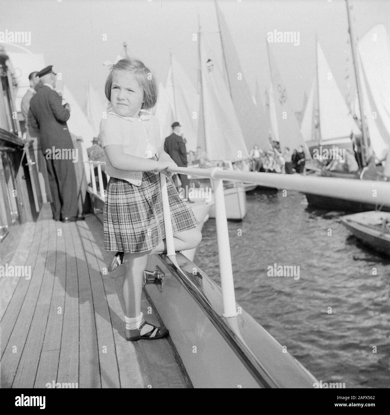 Princess on deck Black and White Stock Photos & Images - Alamy