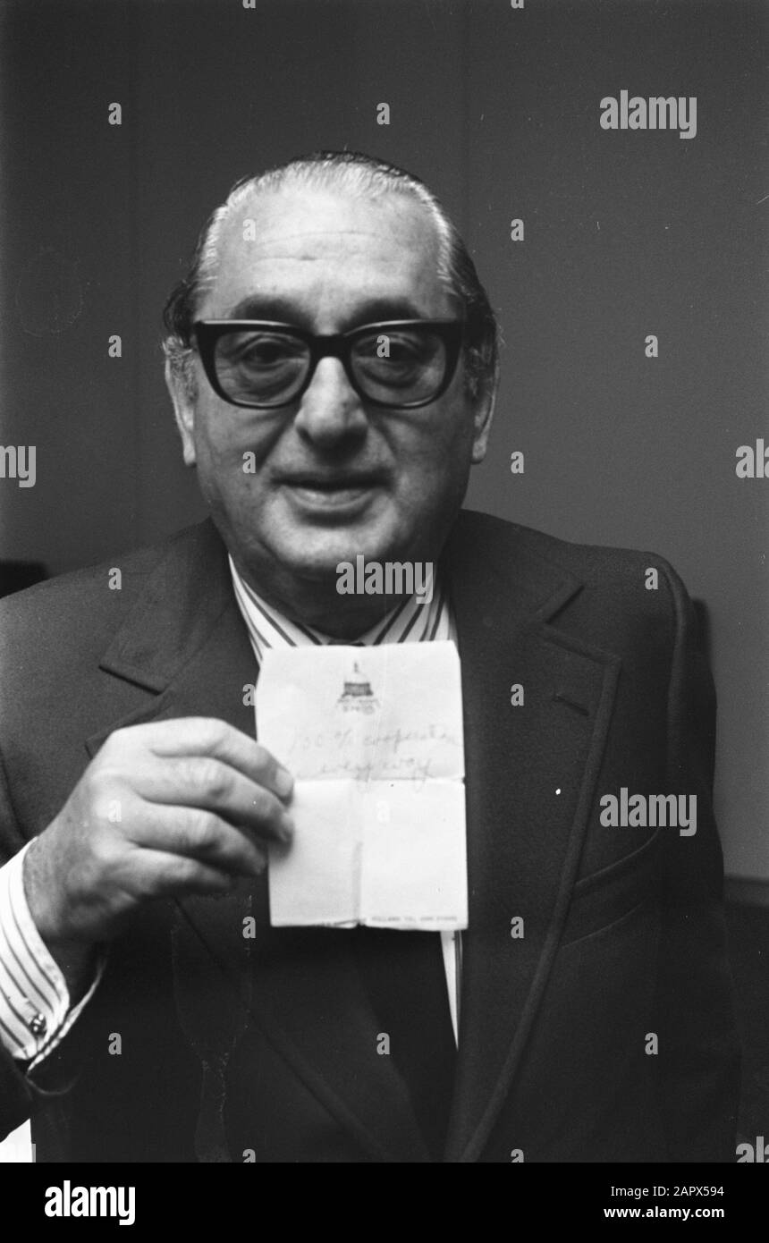 The filmmakers of A bridge arrive too far at Schiphol in connection ...