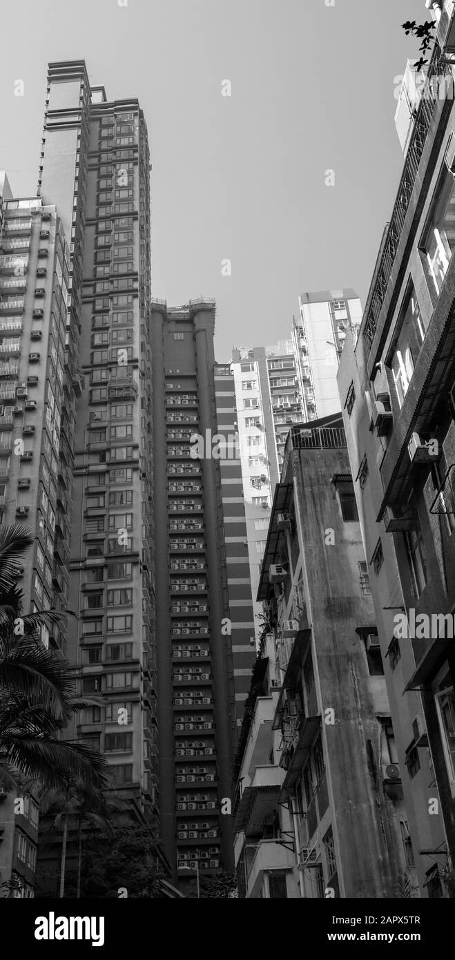 Buildings at Mid Levels in Hong Kong Stock Photo - Alamy