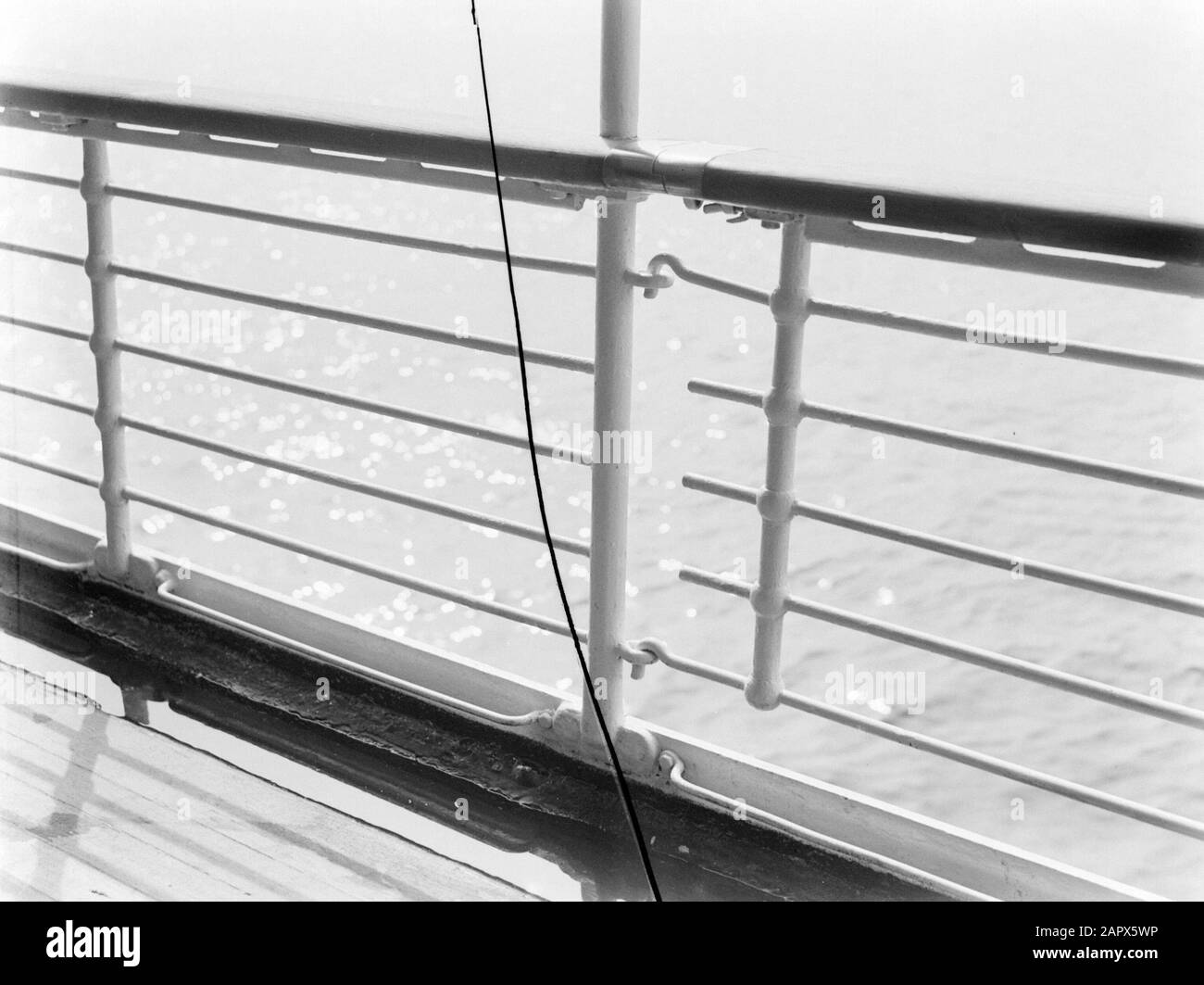 Ships Railing of the MS Huygens Date: 1933 Keywords: railings, ships ...