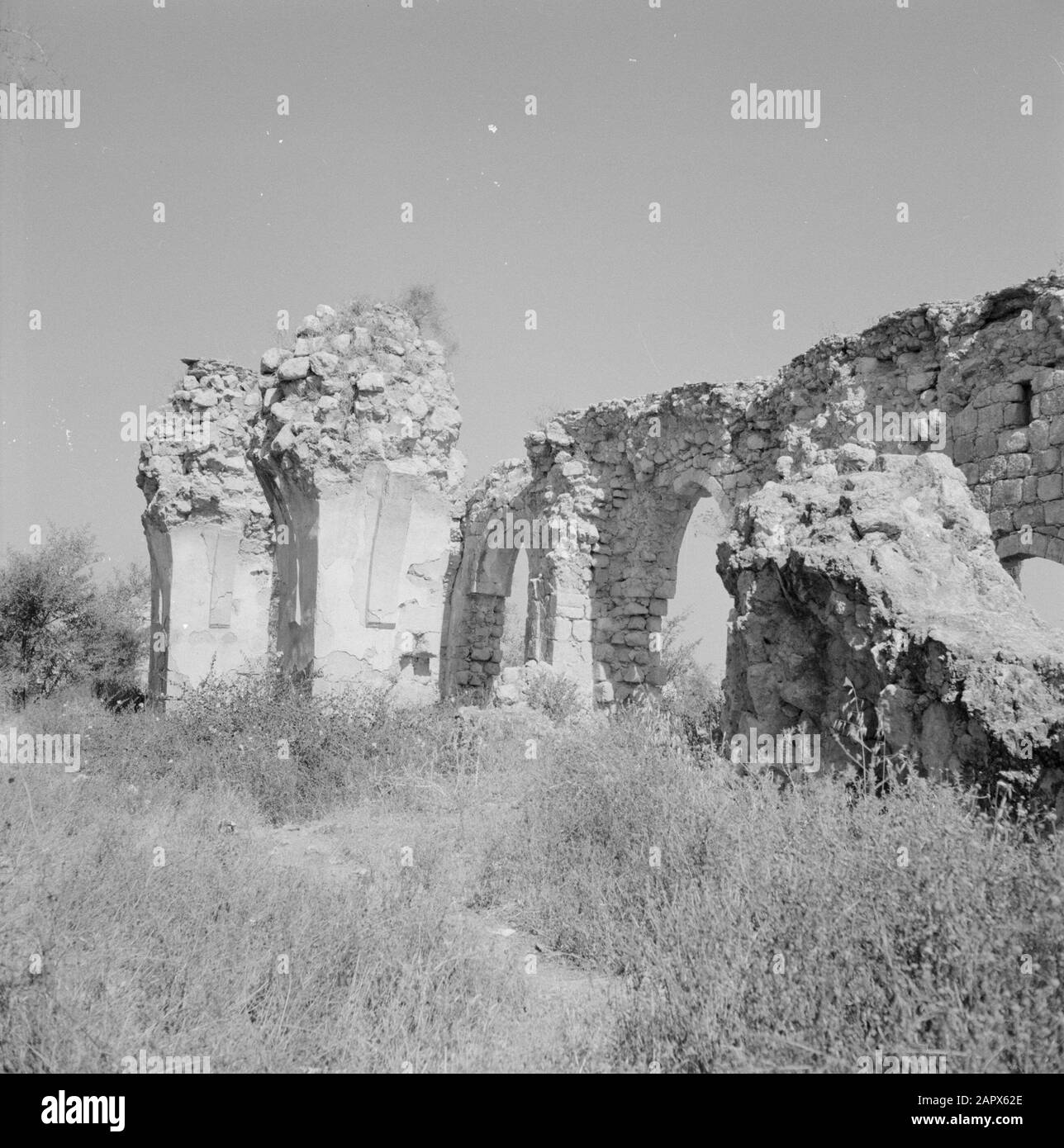 Ramle. White Mosque Ruins Date: January 1, 1963 Location: Israel, Ramla ...