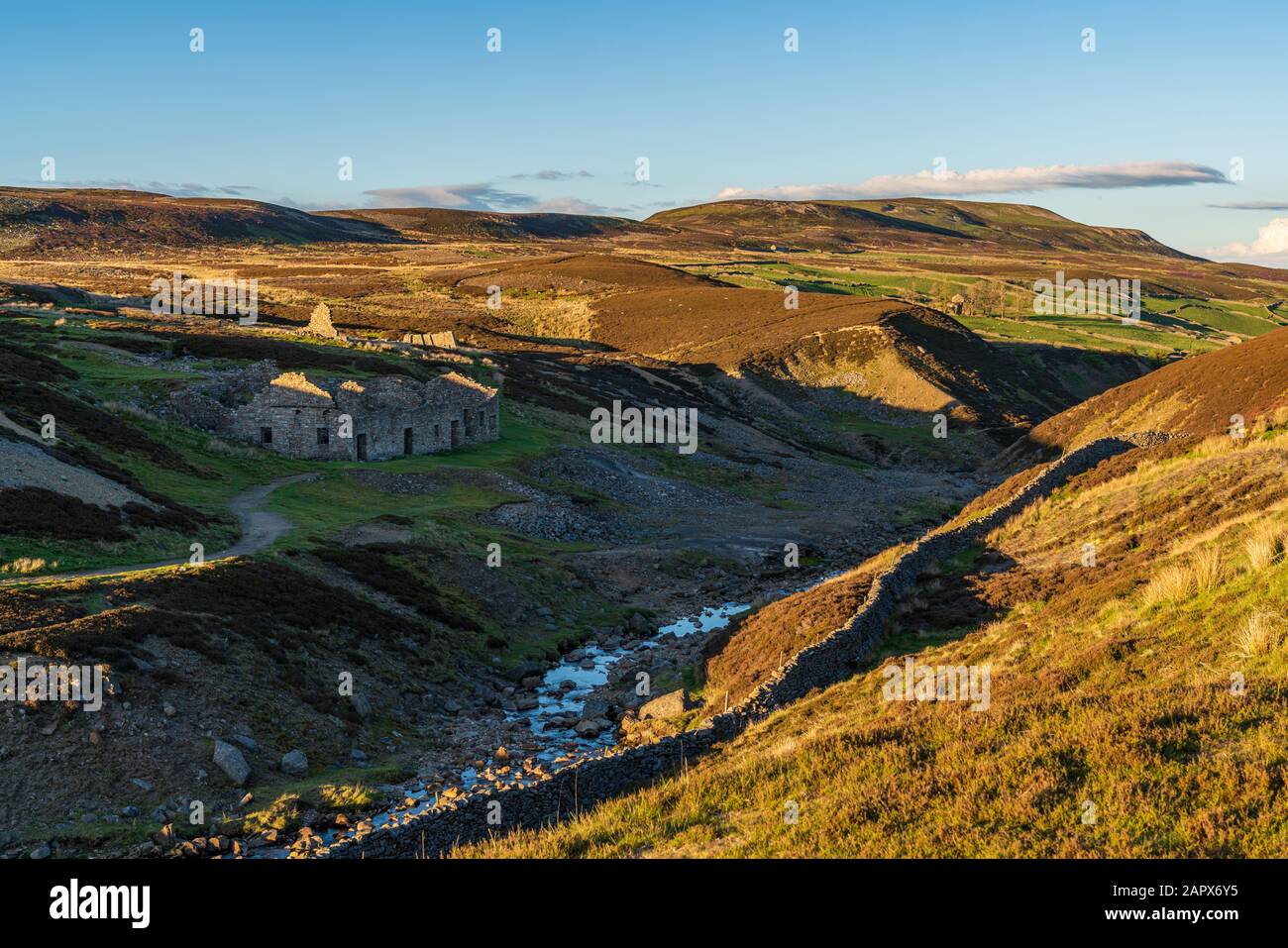 Surrender Smelt Mill between Langthwaite and Feetham, North Yorkshire ...