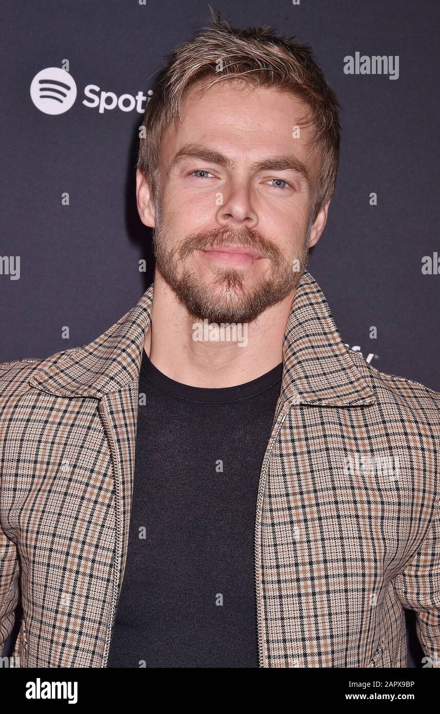 WEST HOLLYWOOD, CA - JANUARY 23: Derek Hough attends at the Spotify ...