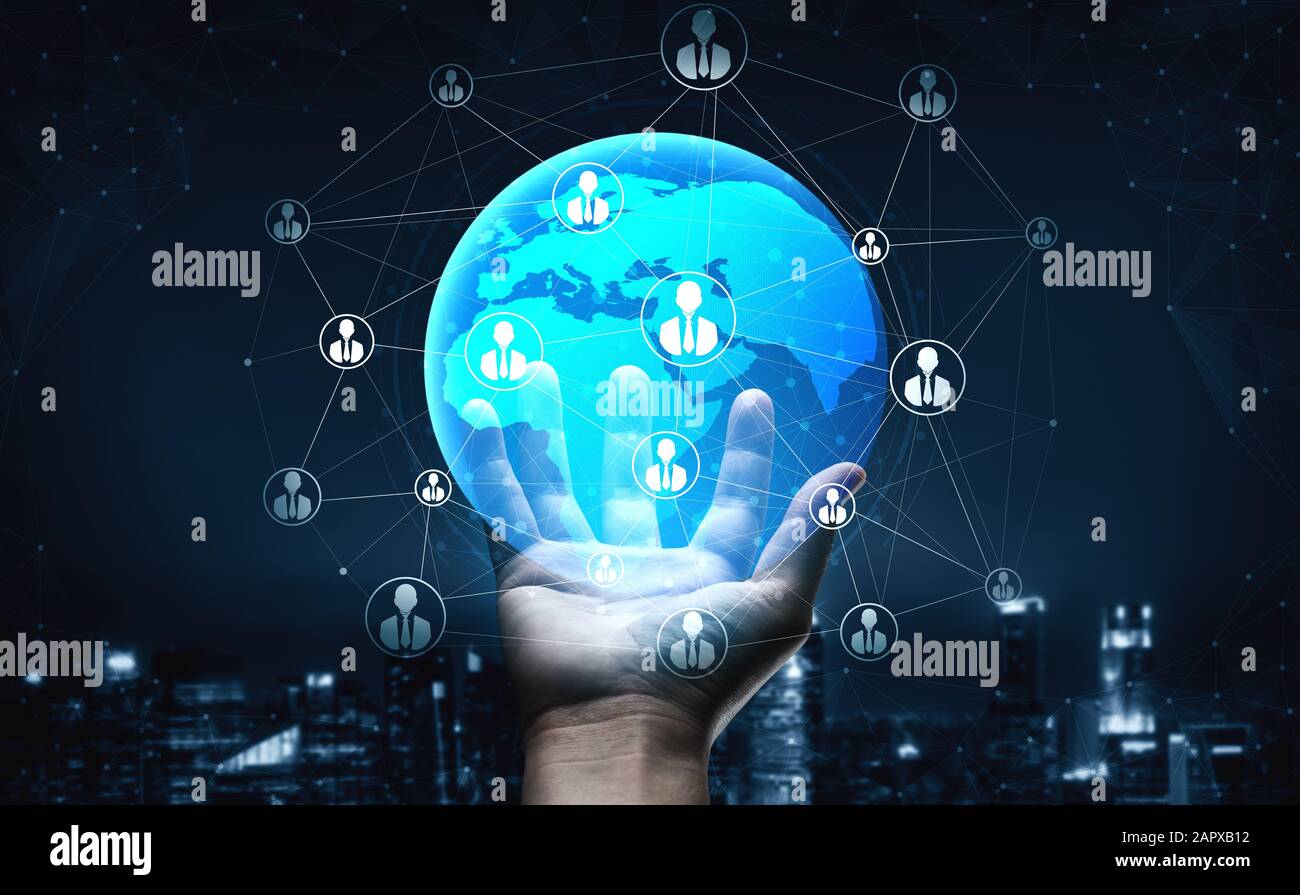 Social media around the world hi-res stock photography and images - Alamy