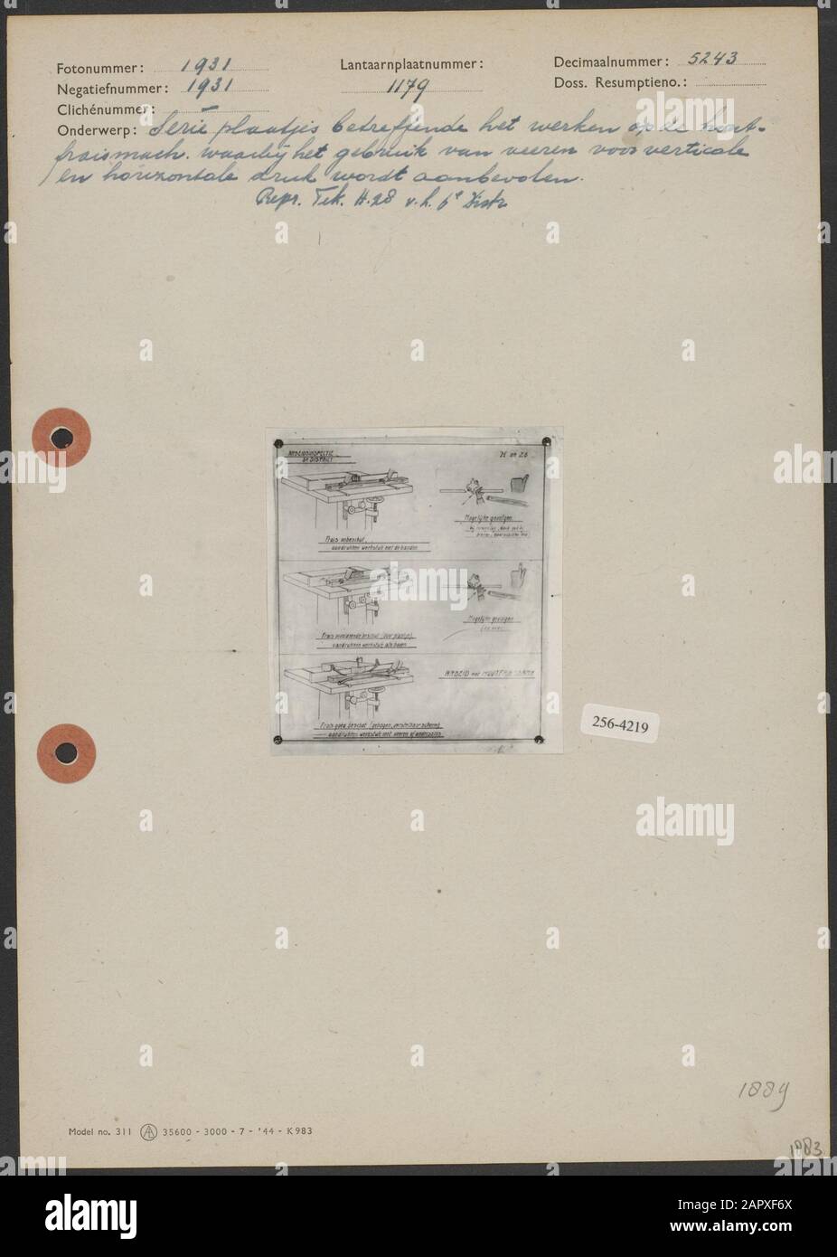 Series of pictures concerning working on the wood milling machine where ...