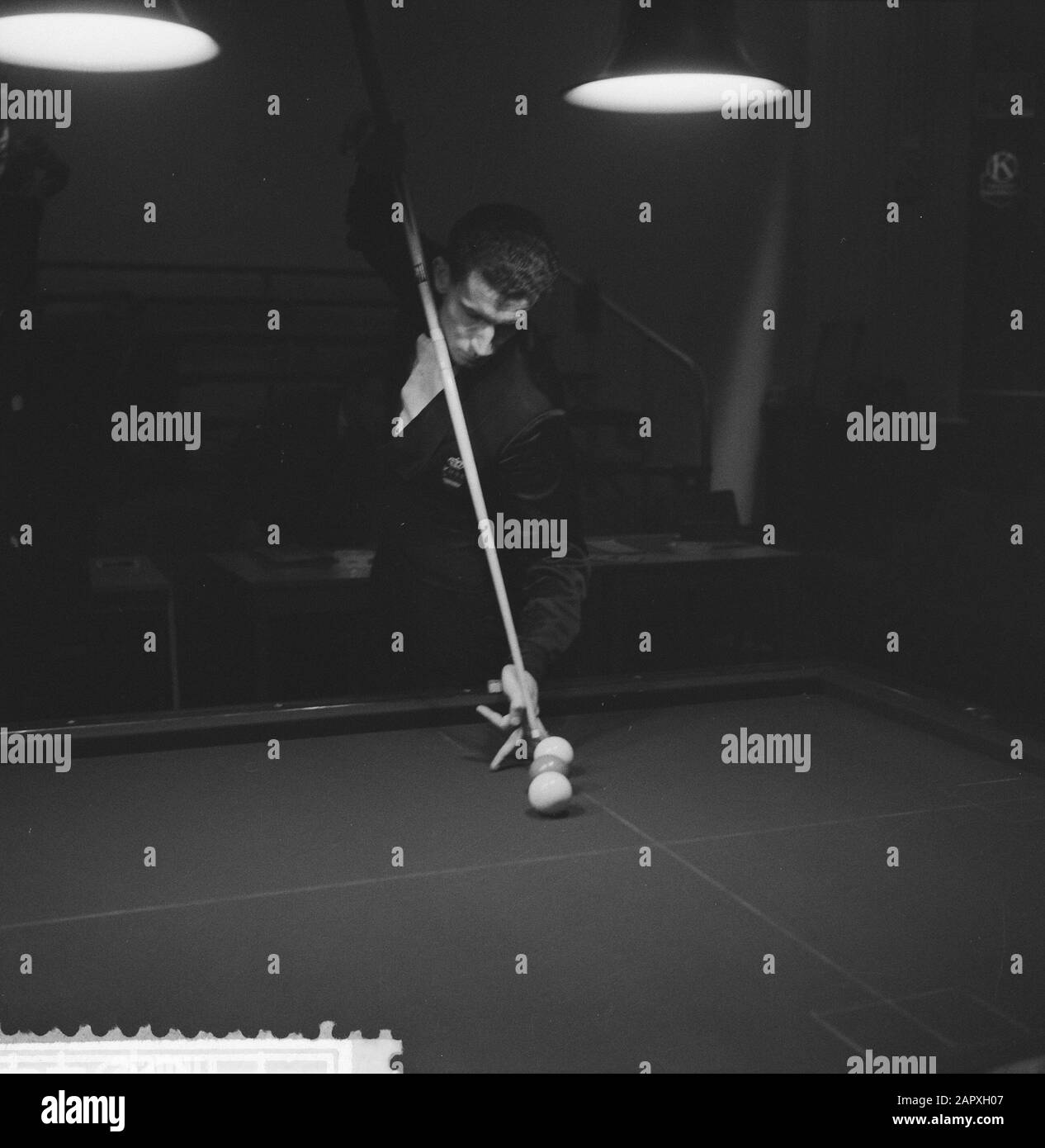 Dutch billiards championship honorary class Black and White Stock ...