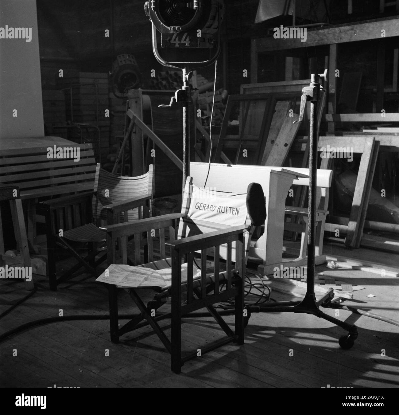 Lighting directors chair hi-res stock photography and images - Alamy