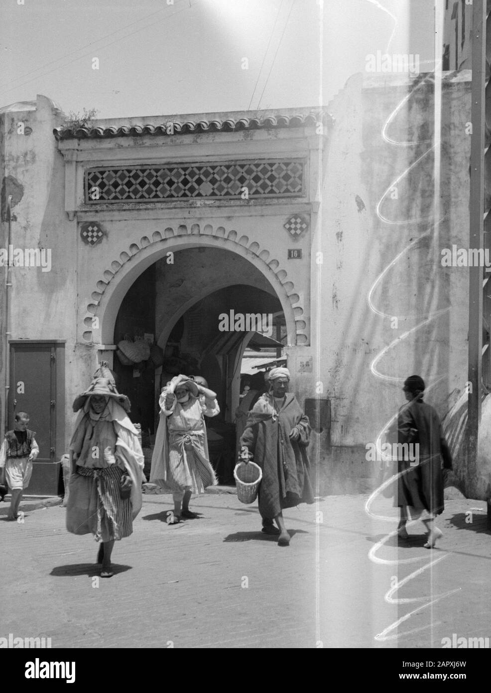 North Africa: 1935-Tangier Street in Tangier Date: 1935 Location ...
