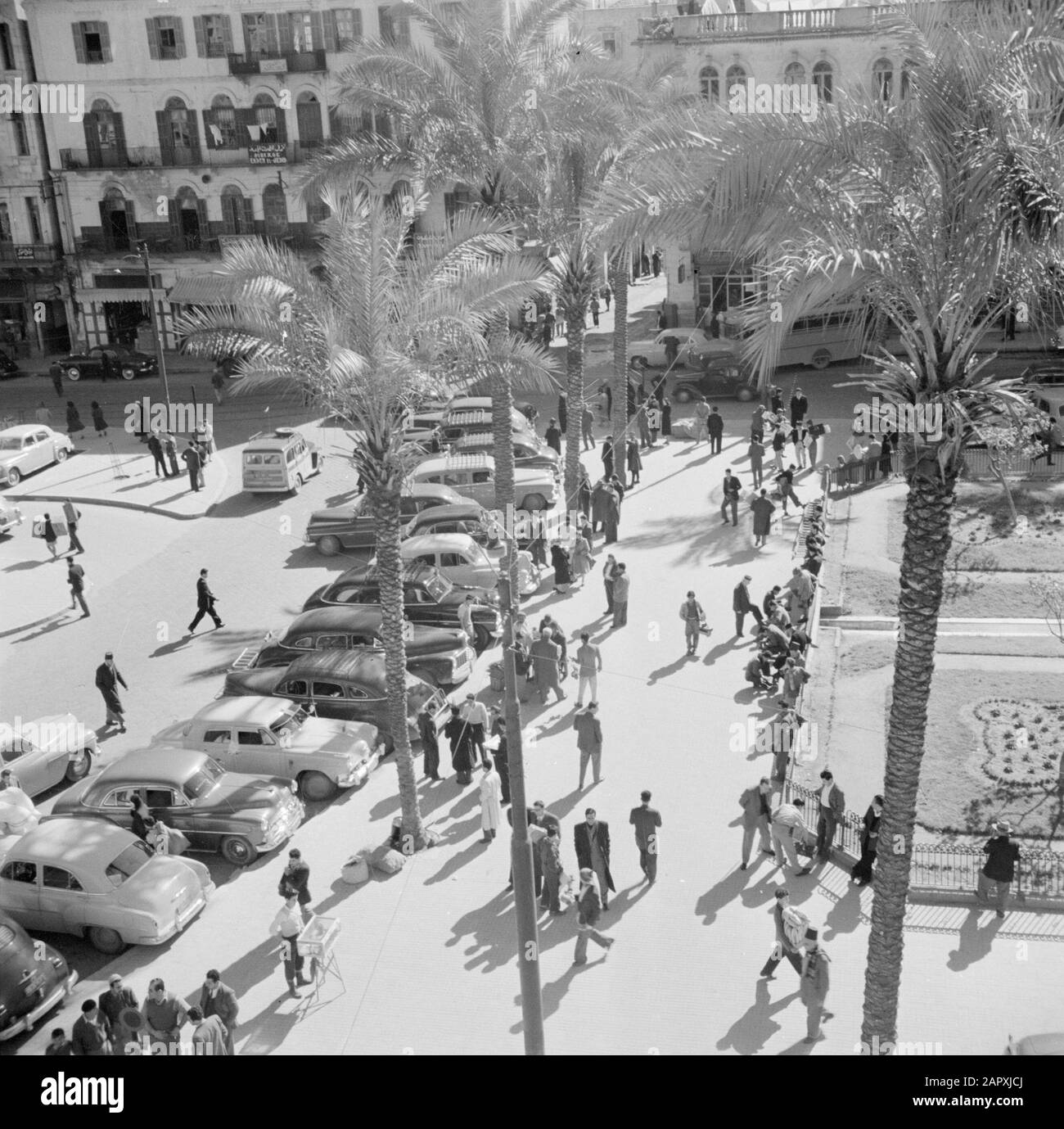 Middle East 1950-1955: Lebanon Streetscape in Beirut Annotation: View ...