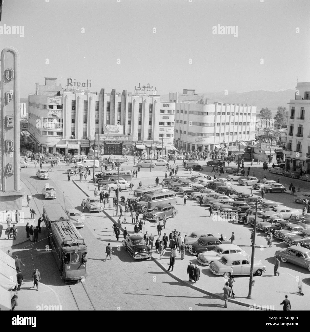 Middle East 1950-1955: Lebanon Street statue in Beirut Annotation: View ...