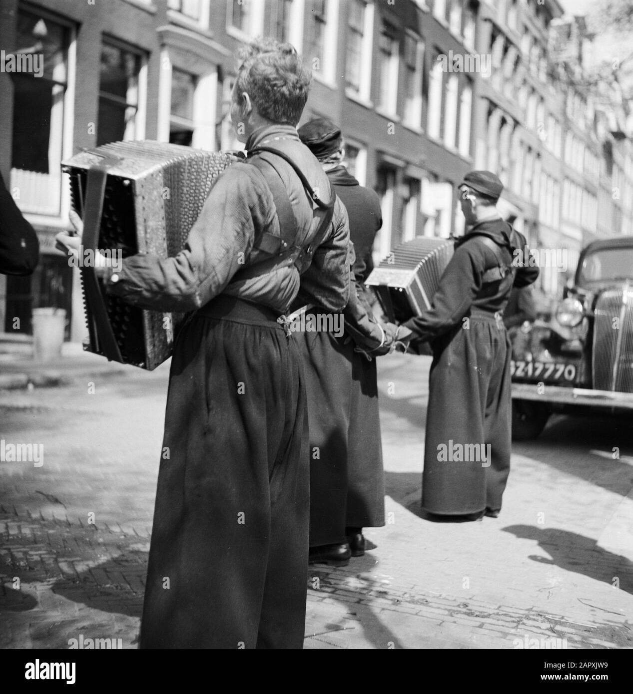 Netherlands street musicians Black and White Stock Photos & Images - Alamy