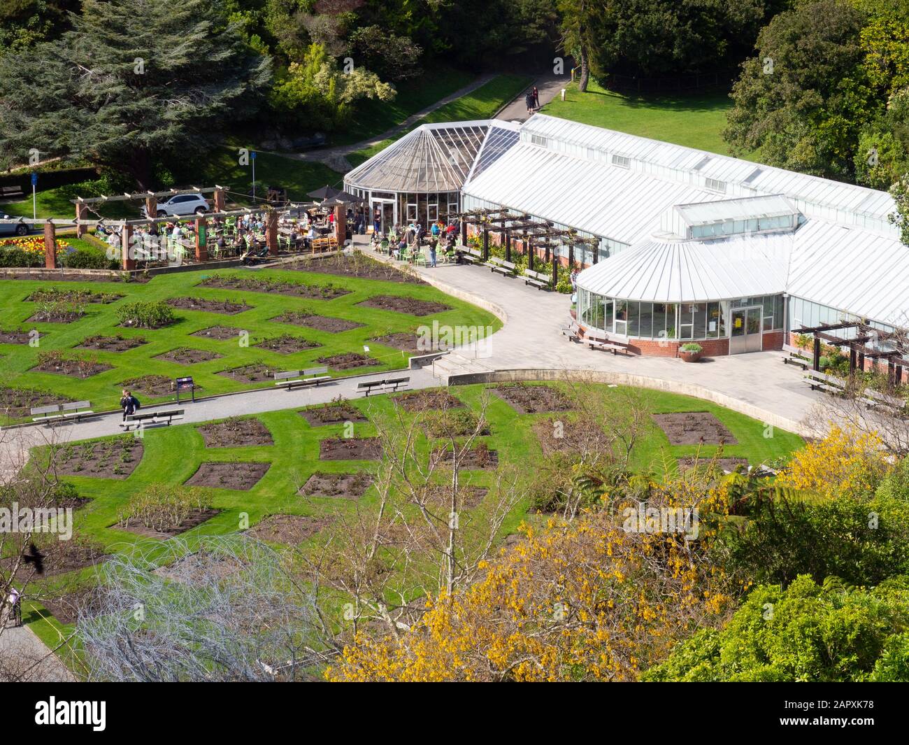 Lady Norwood Rose Garden In The Wellington Botanic Gardens Stock Photo ...