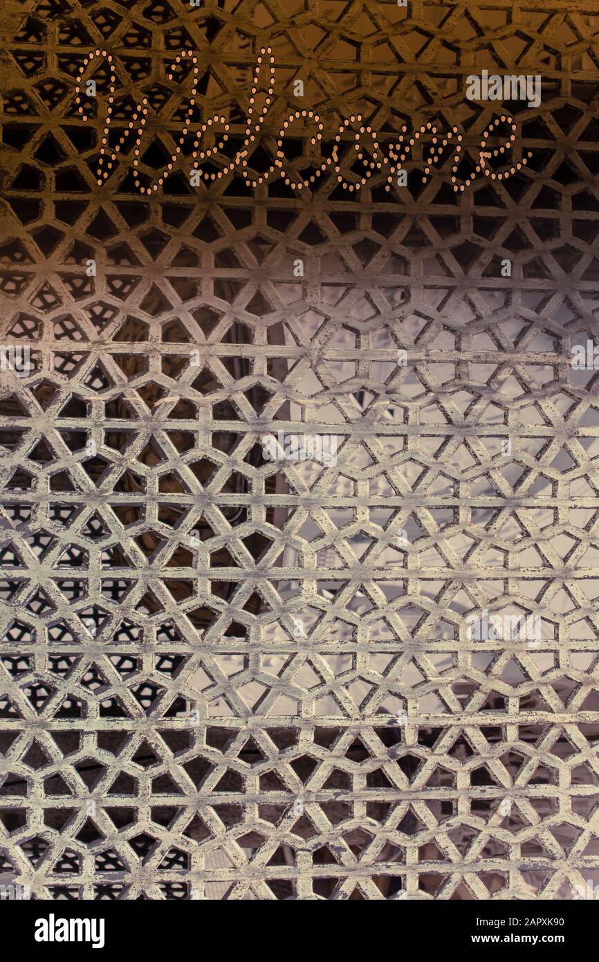 Welcome text wording on a background for business concept Stock Photo ...