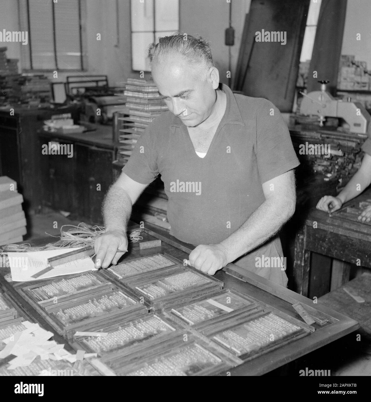 Israel 1964-1965: Tel Aviv, Dawar Printing, Tel Aviv. Typographer at ...