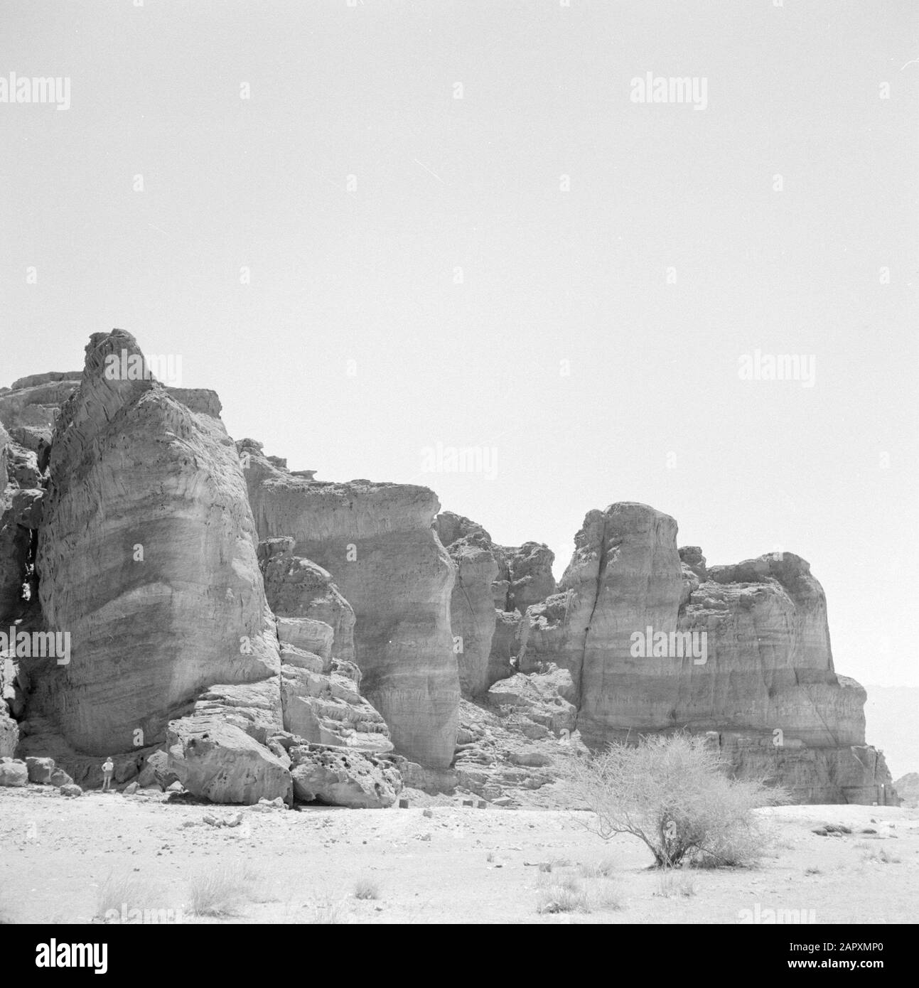 Israel - Timna Timna in the Negev Desert; rock section the columns of ...