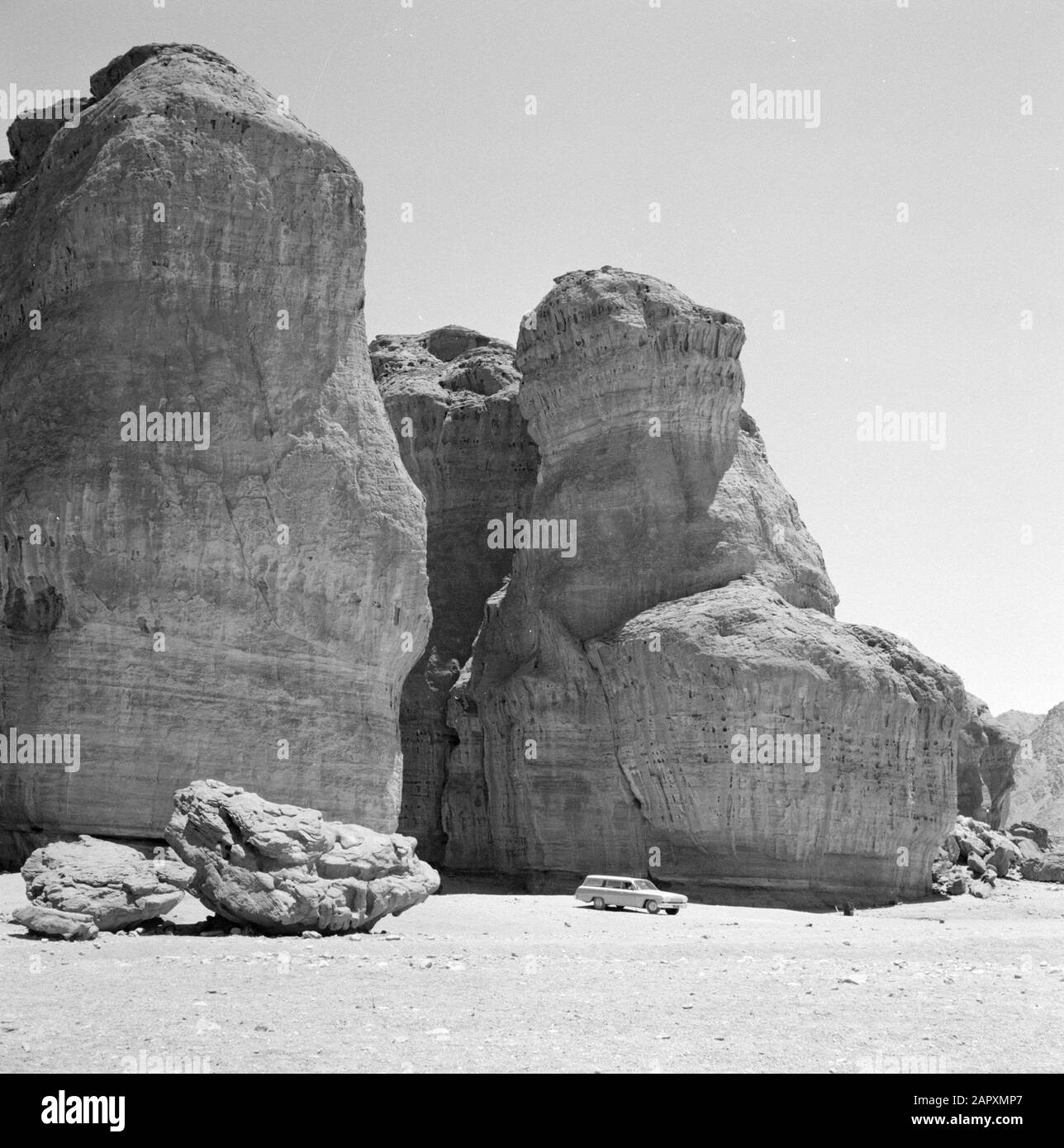 Israel - Timna Timna in the Negev Desert; rock section the columns of ...