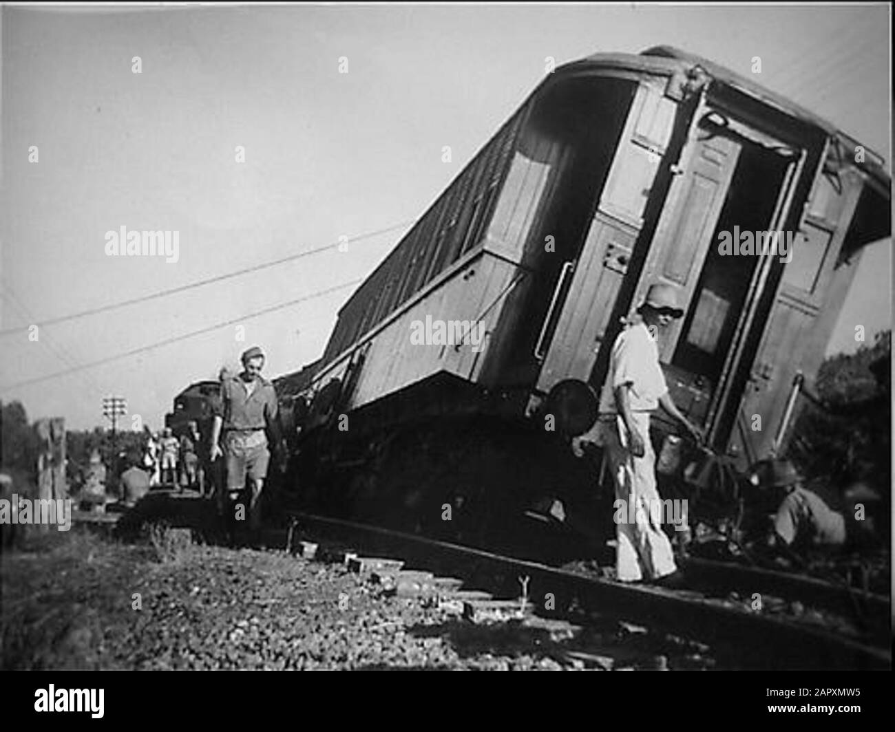 Sabotage train Black and White Stock Photos & Images - Alamy
