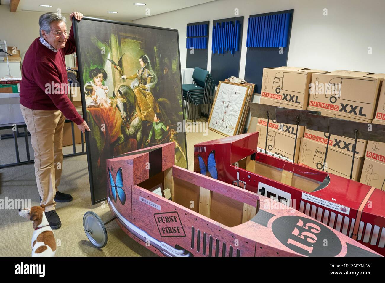 Bendorf Sayn, Germany. 21st Jan, 2020. Prince Alexander zu Sayn ...