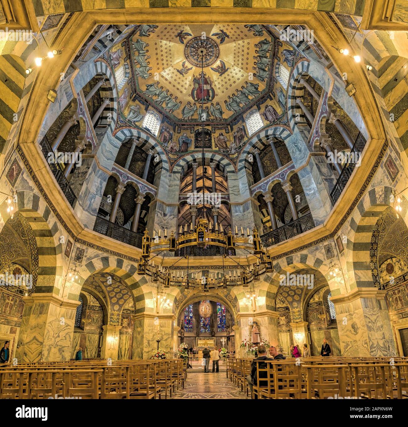 Aachen cathedral interior germany hi-res stock photography and images ...