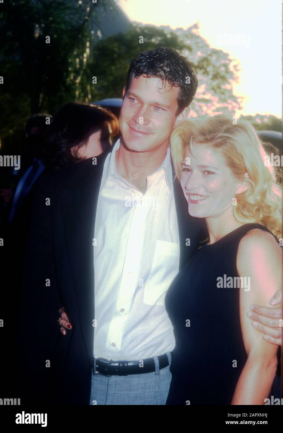 Hollywood, California, USA 6th June 1995 Actor Dylan Walsh and actress ...