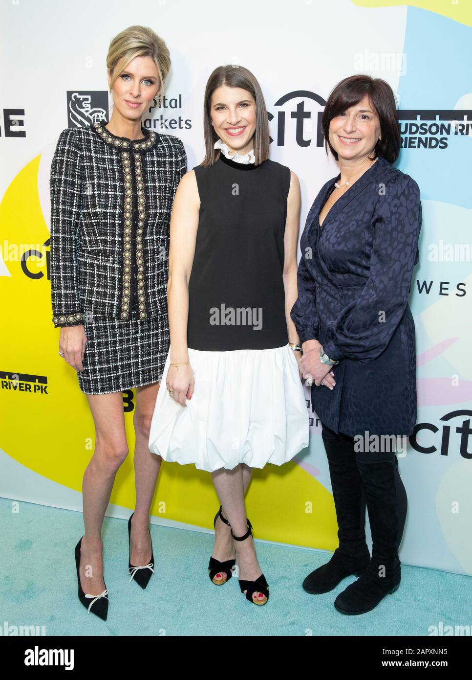 New York, NY - January 24, 2020: Nicky Hilton Rothschild, Rachel ...