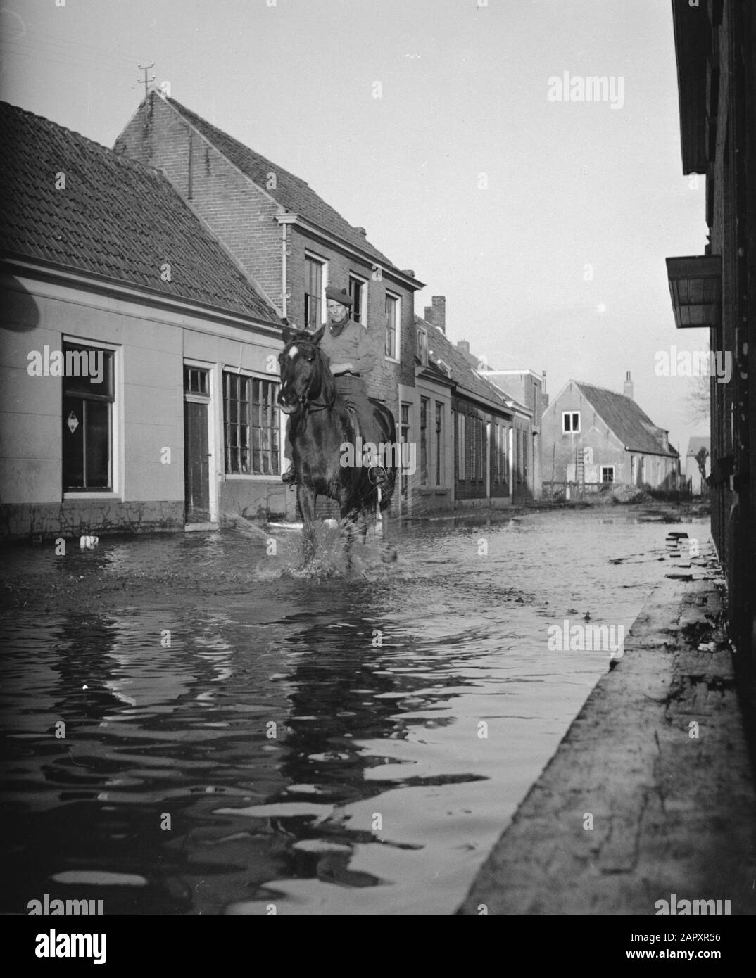 World War II, army, liberation, floods, population Date: February 1945 ...