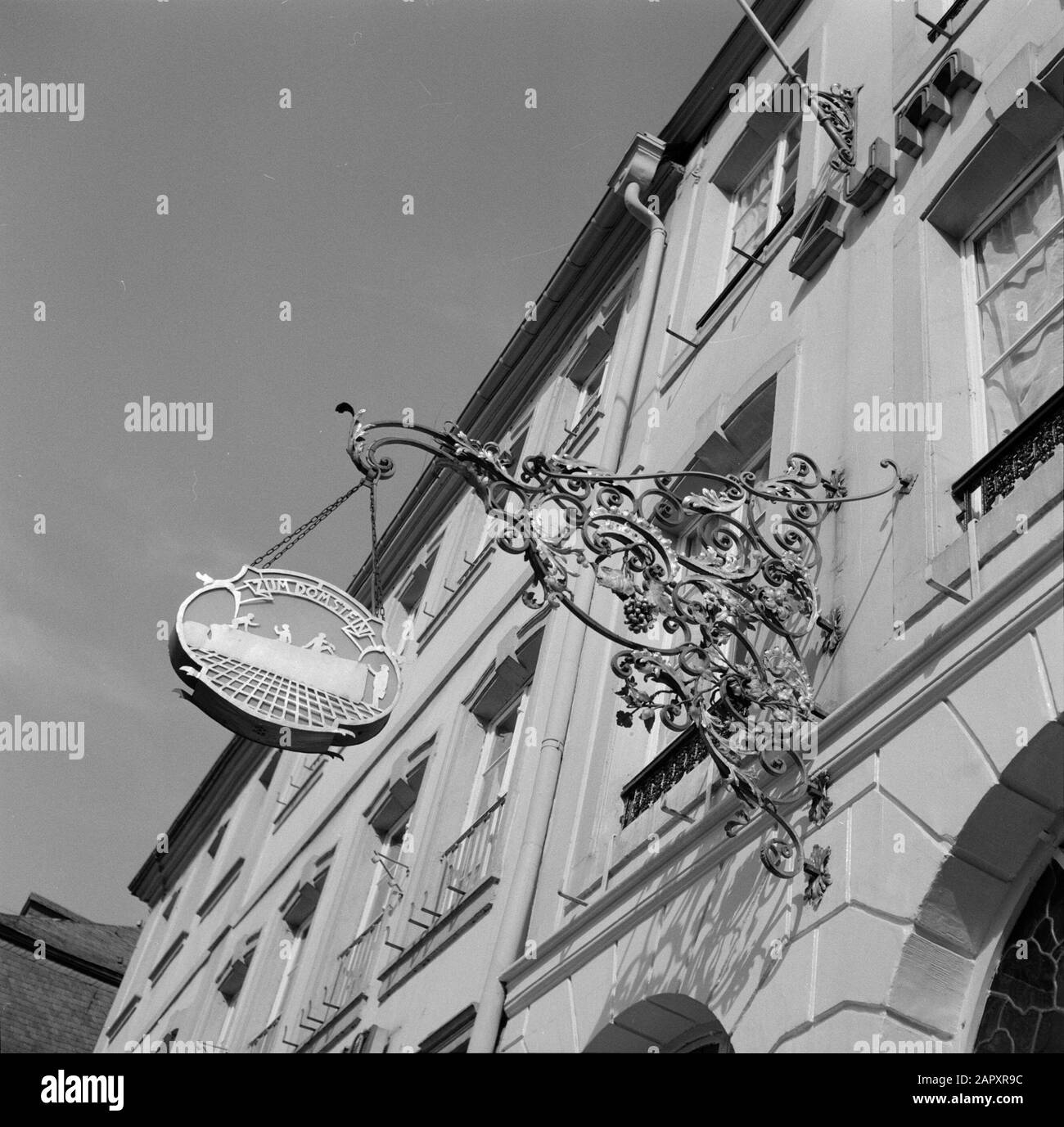Trier: Sights Restaurant Zum Domstein Sign Date: undated Location ...