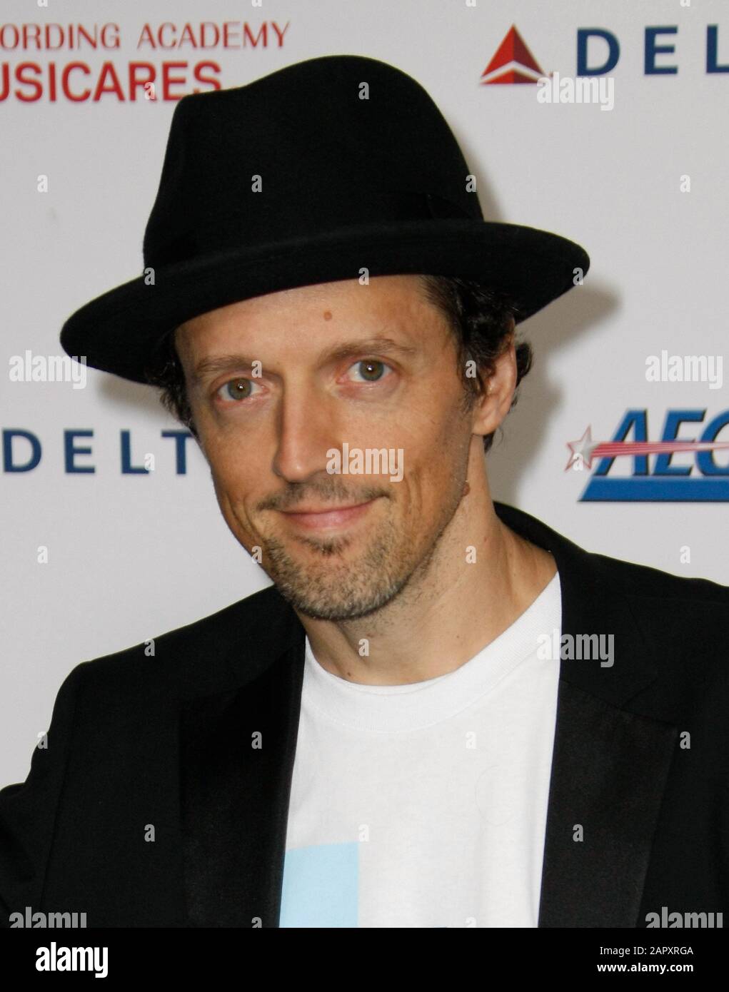 Los Angeles, USA. 24th Jan, 2020. Jason Mraz attends MusiCares Person ...