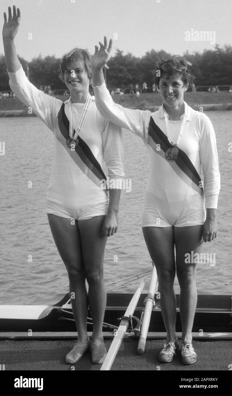 European Women's Rowing Championships 1966, East German double-two ...