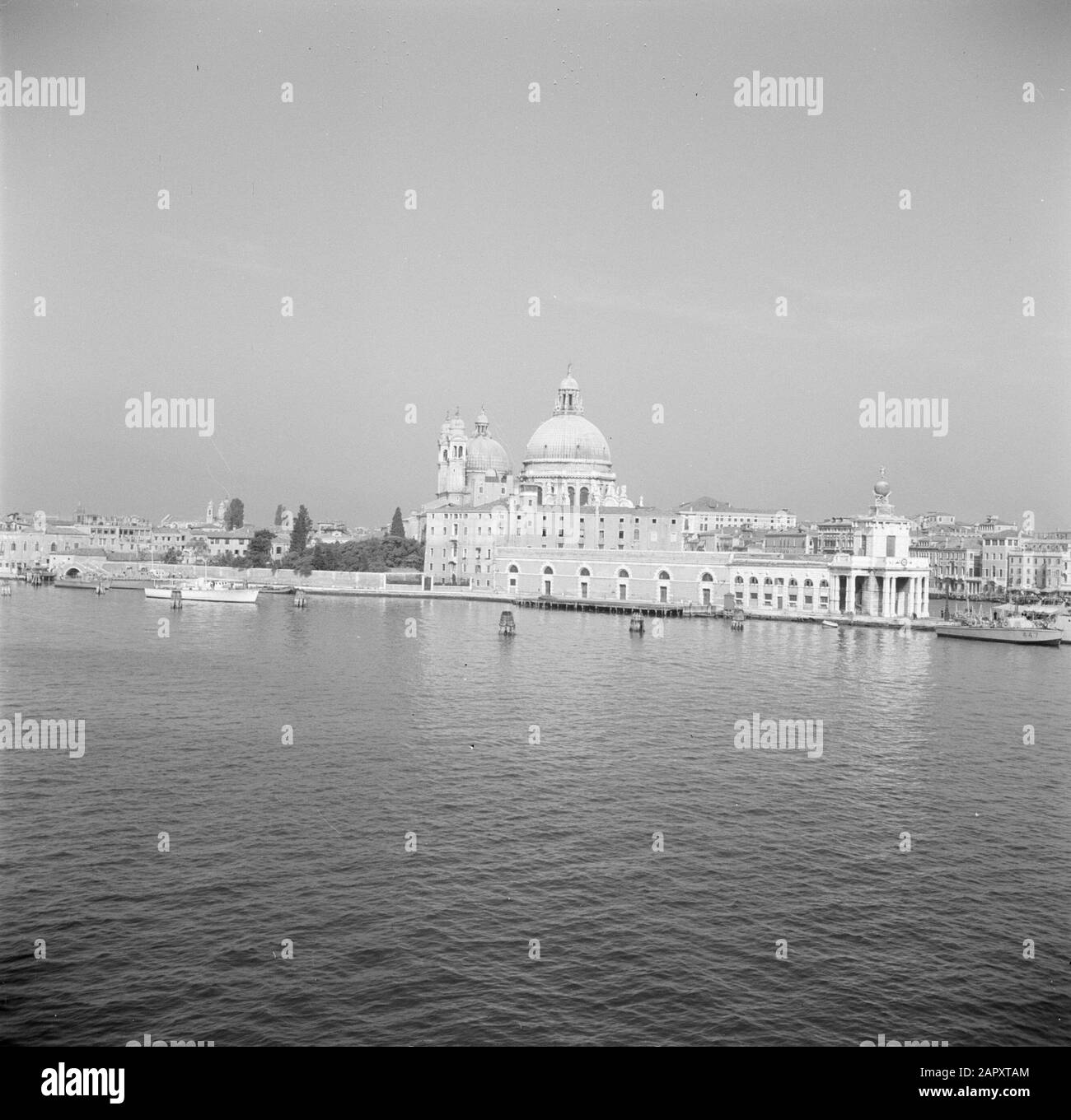 Italy Venice Venice. The church S. Maria della Salute photographed from ...