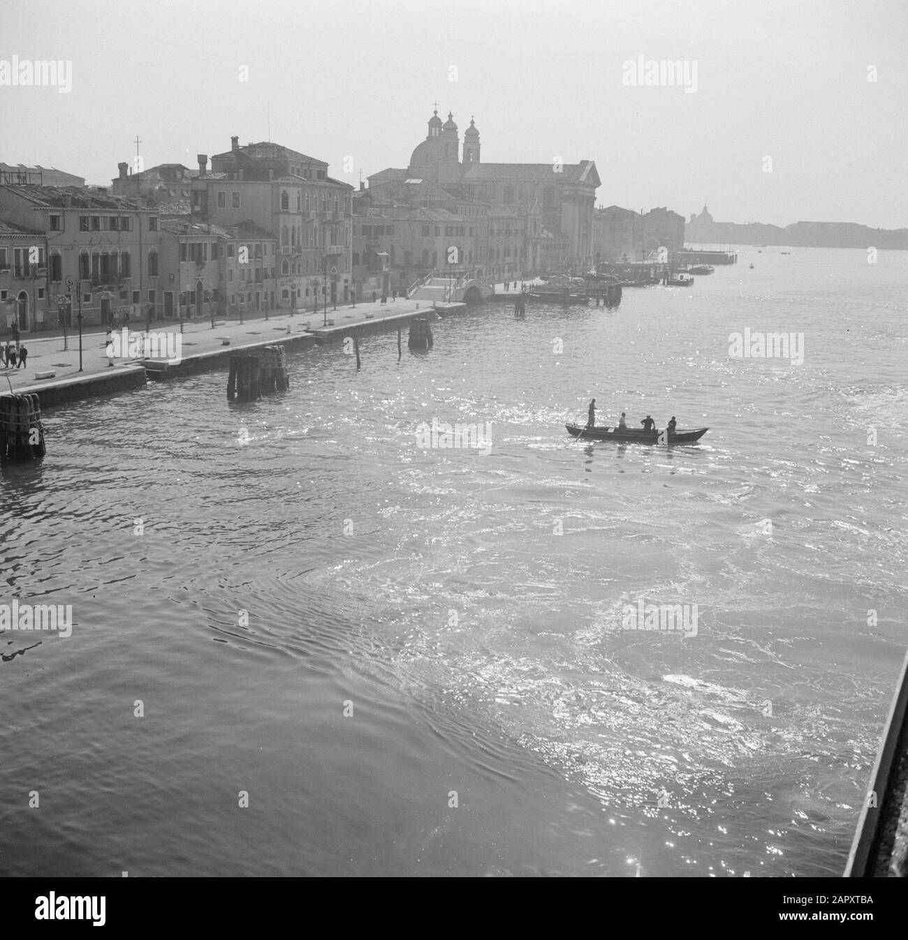 Italy Venice Venice photographed from the ship Esperia Date: May 1953 ...