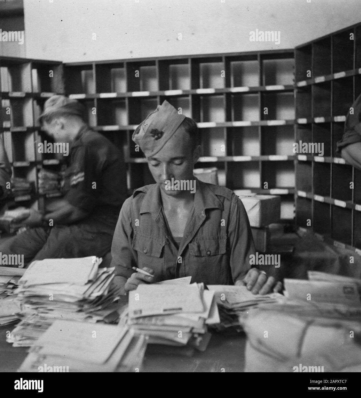 Post for the X- Brigade Field Post Office Date: February 1947 Location ...