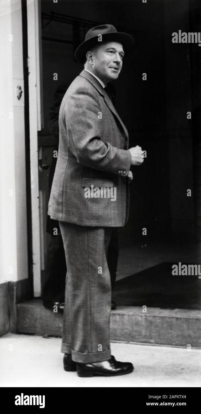 Prof. Mr Th Versteeg, Member of the Dutch Parliament (ARP). The ...