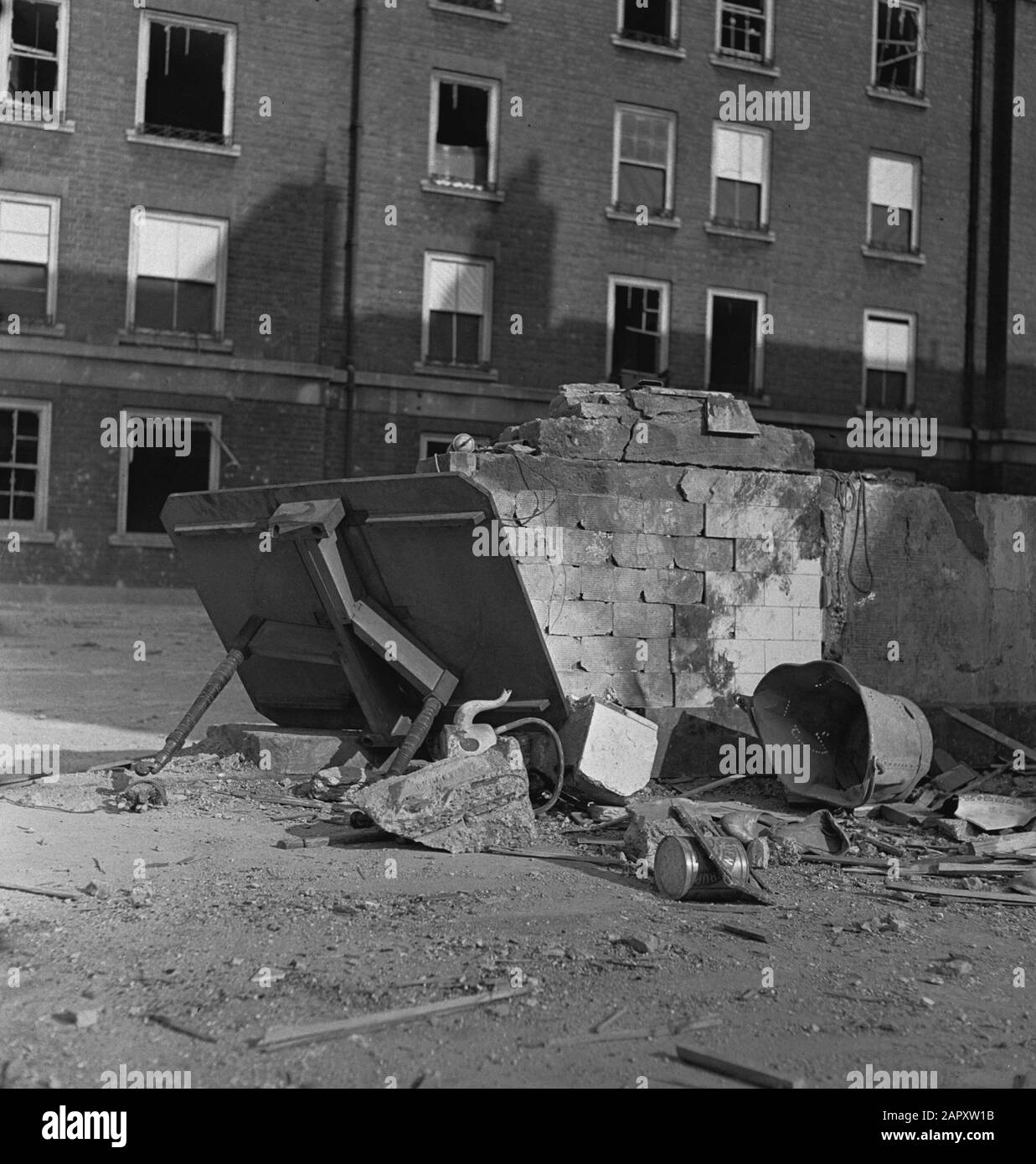 Devastations after air raid on London Annotation: Image seems arranged ...
