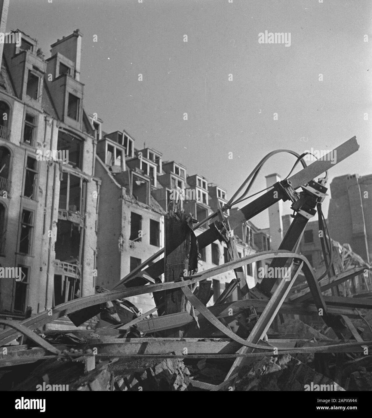 Devastations after air raid on London Date: 1940-1945 Location: Great ...