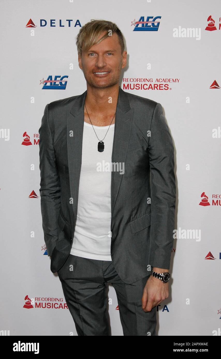 Los Angeles, USA. 24th Jan, 2020. Brian Tyler attends MusiCares Person ...