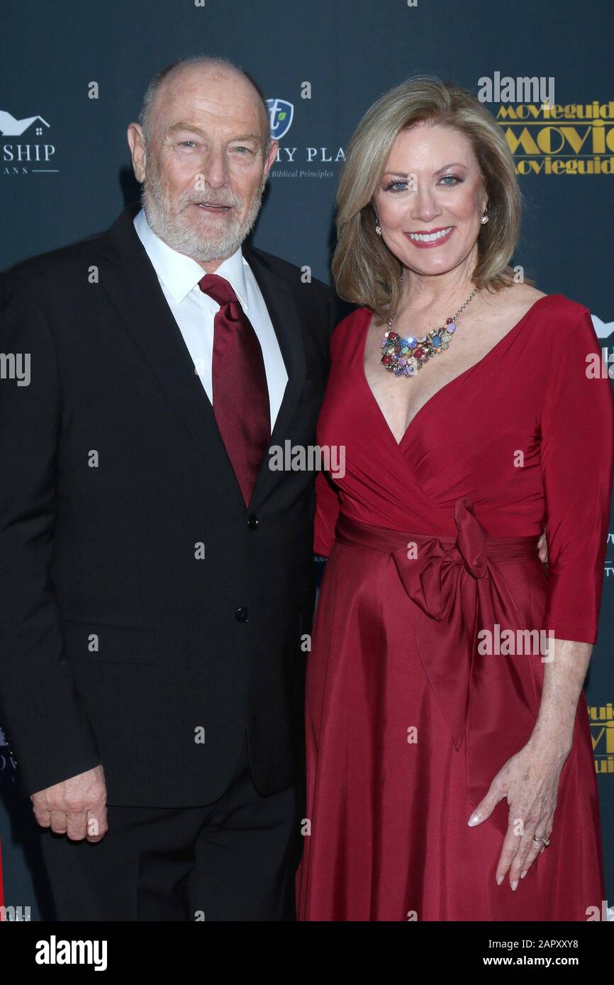 Los Angeles, USA. 24th Jan, 2020. Corbin Bernsen and Nancy Stafford at ...
