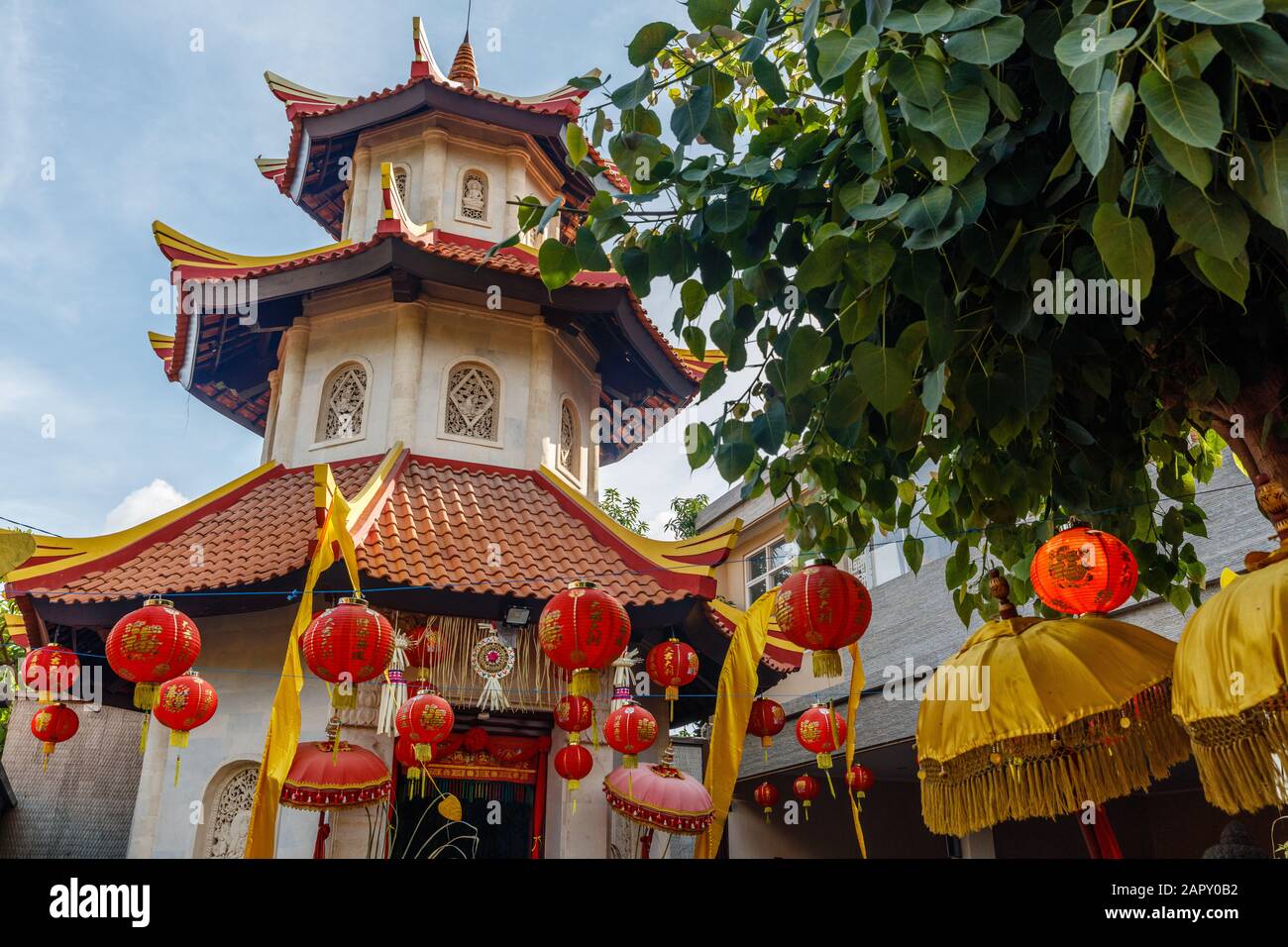 Vihara Dharmayana, Chinese Buddhist temple in Kuta, Bali, Indonesia ...