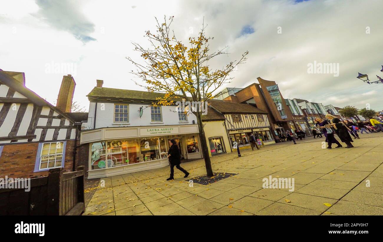 solihull shopping england uk Stock Photo - Alamy