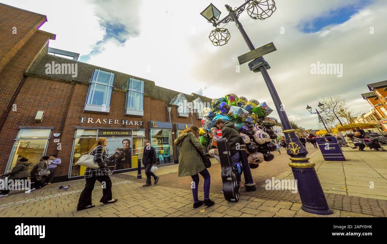 solihull shopping england uk Stock Photo - Alamy