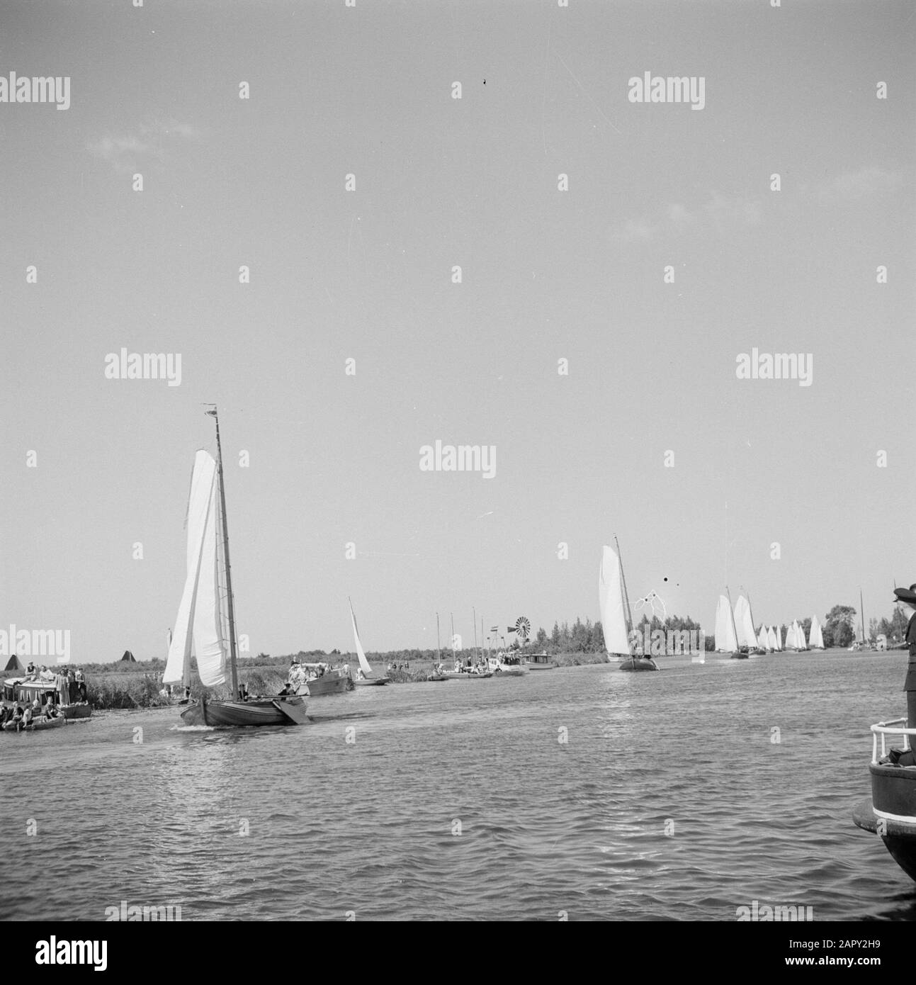 Family fun lake Black and White Stock Photos & Images - Alamy