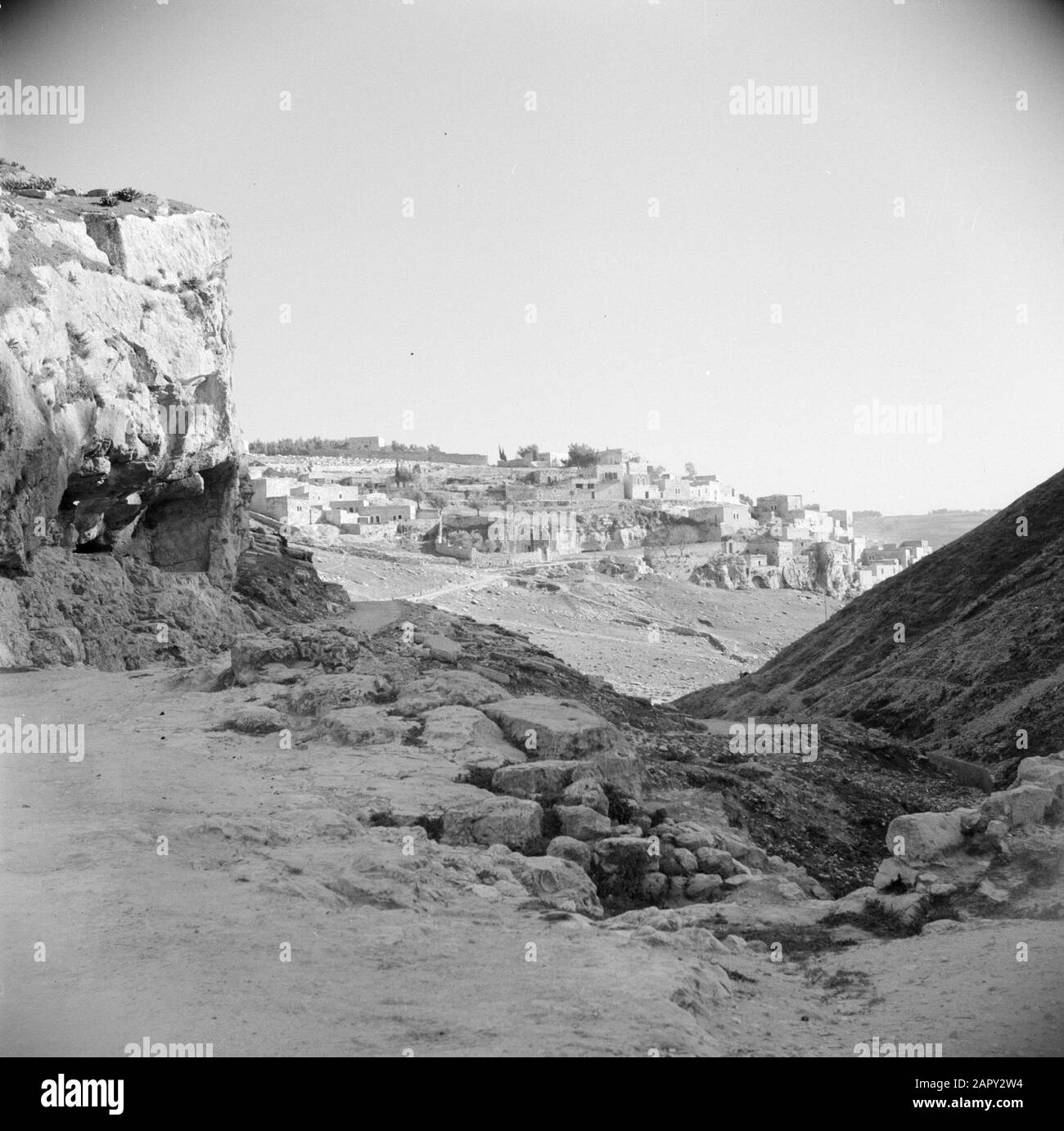 Middle East 1950-1955: Jordan View of a village Annotation: At the time ...